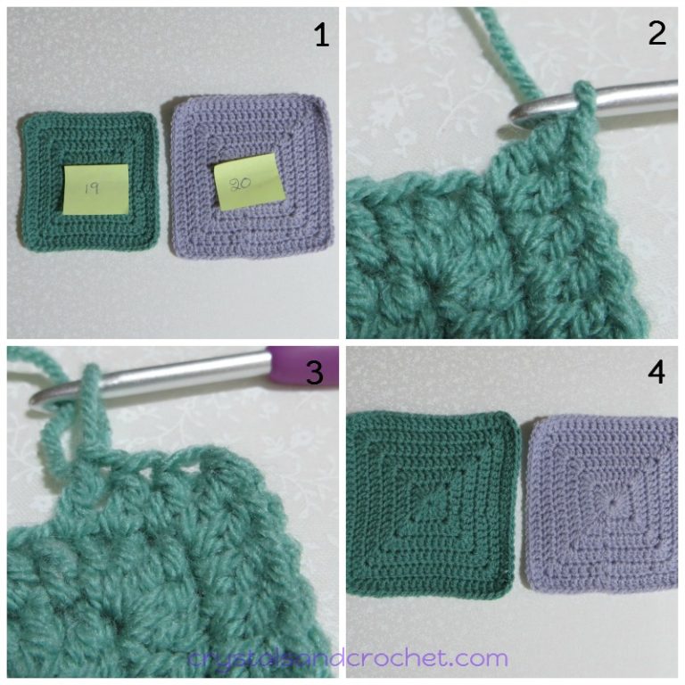 Joining Squares - Crystals & Crochet