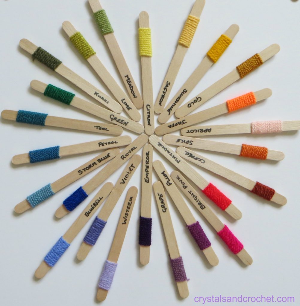 Choosing Colours for Your Crochet Projects - Crystals & Crochet