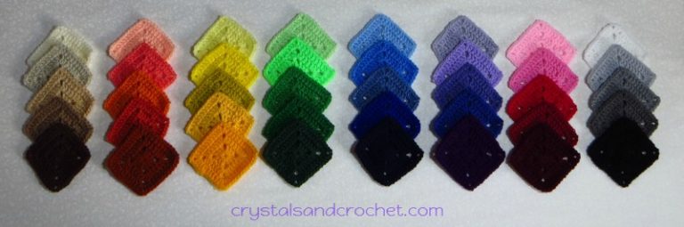 Choosing Colours for Your Crochet Projects - Crystals & Crochet